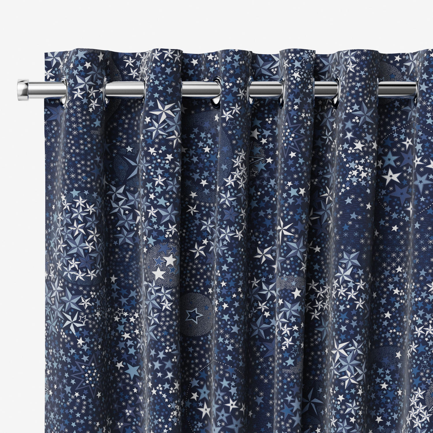 Adelajda Nighttime Blue Curtains