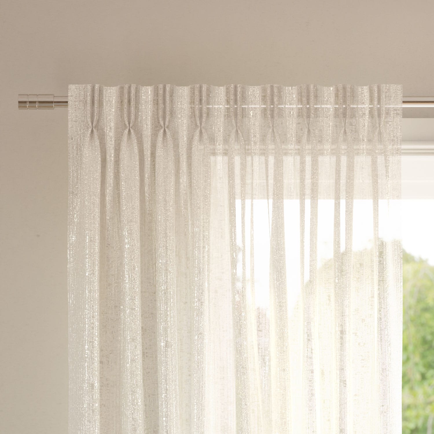 Aurelie Voile Pearl Curtains