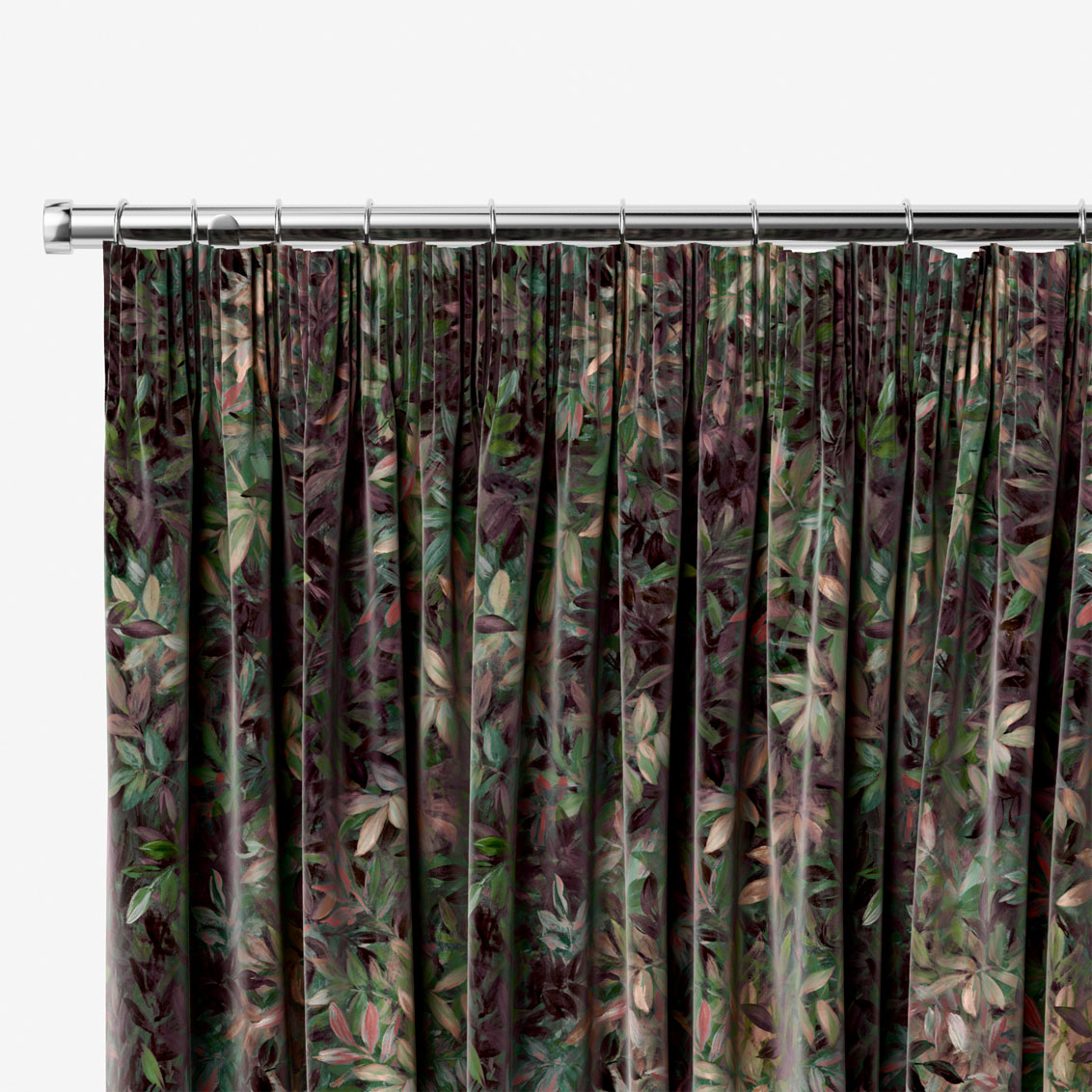 Congo Velvet Mulberry Curtains