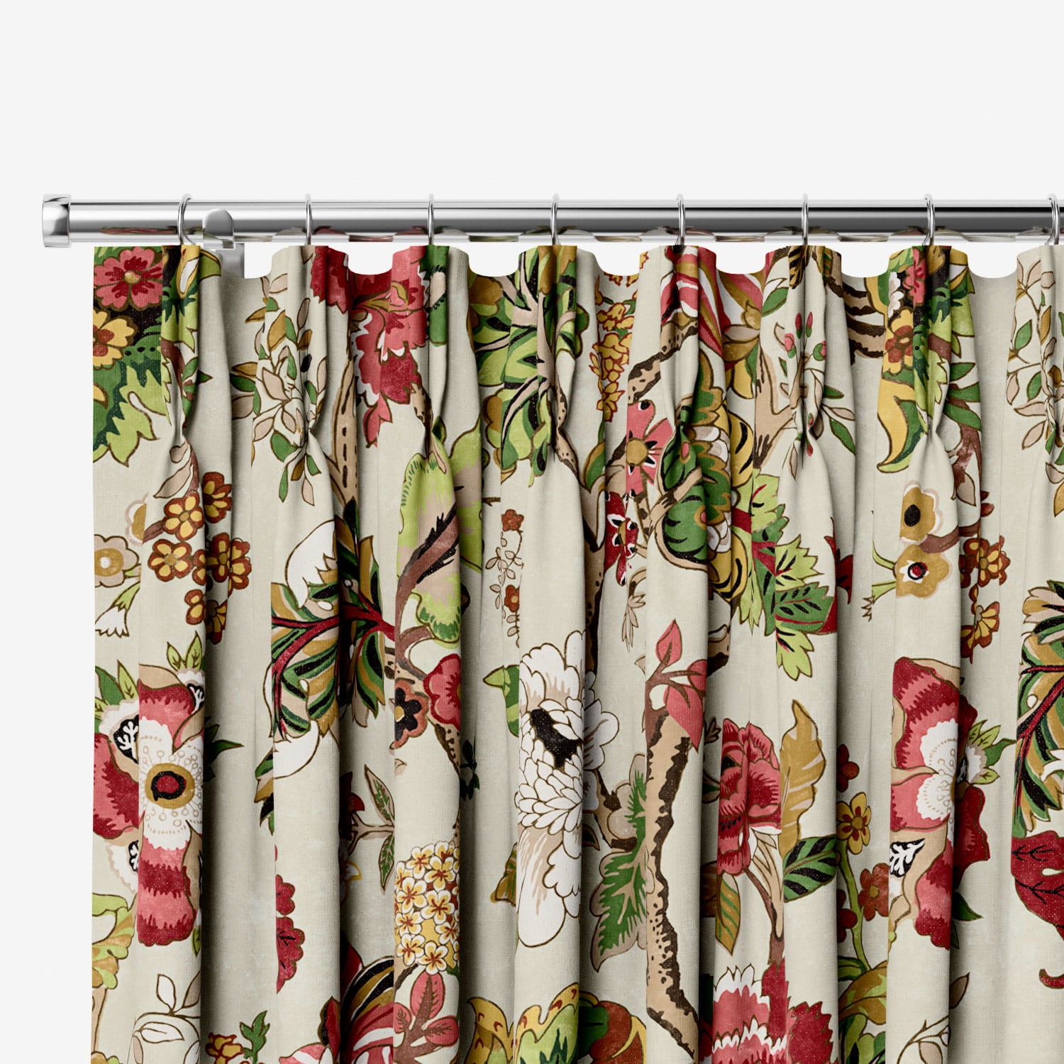 Fusang Tree Rouge Sage Curtains