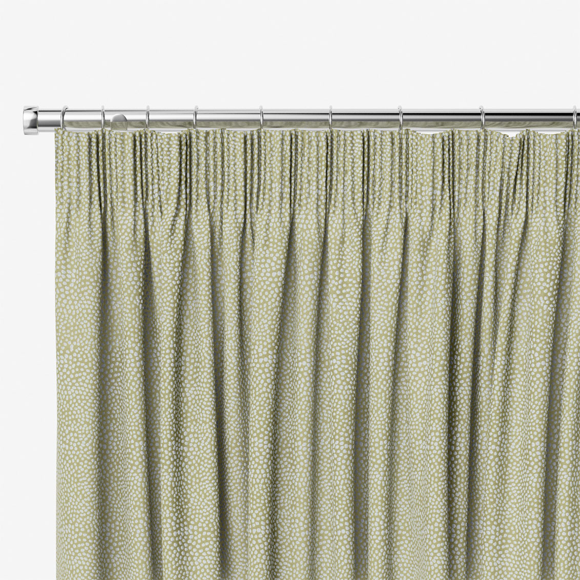 Himalayas Olive Curtains