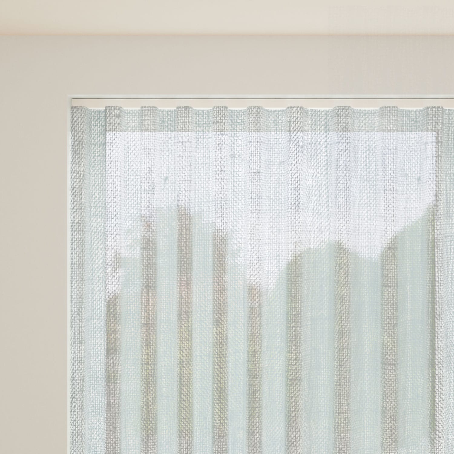 Lumiere Unlined Ariel Duck Egg Curtains