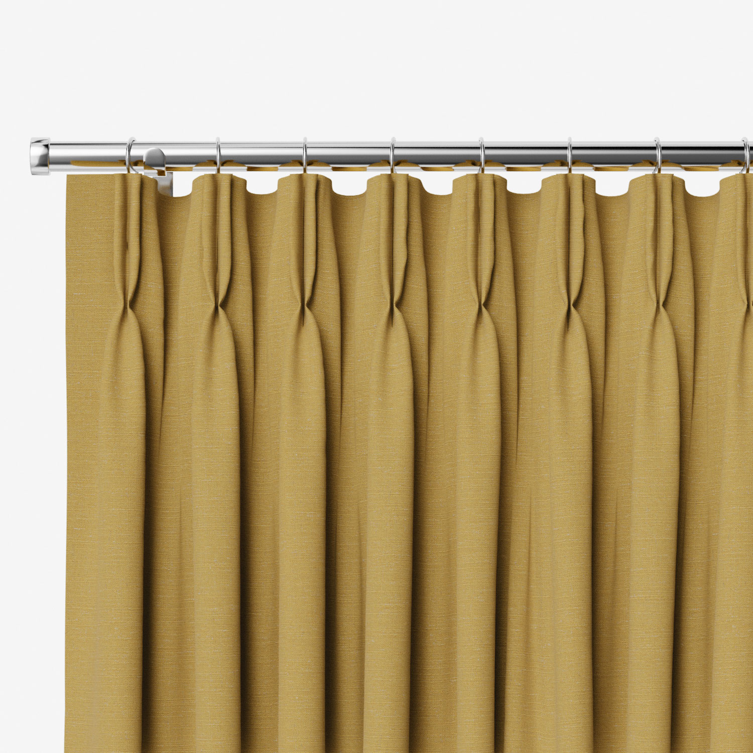 Paleo Linen Saffron Curtains
