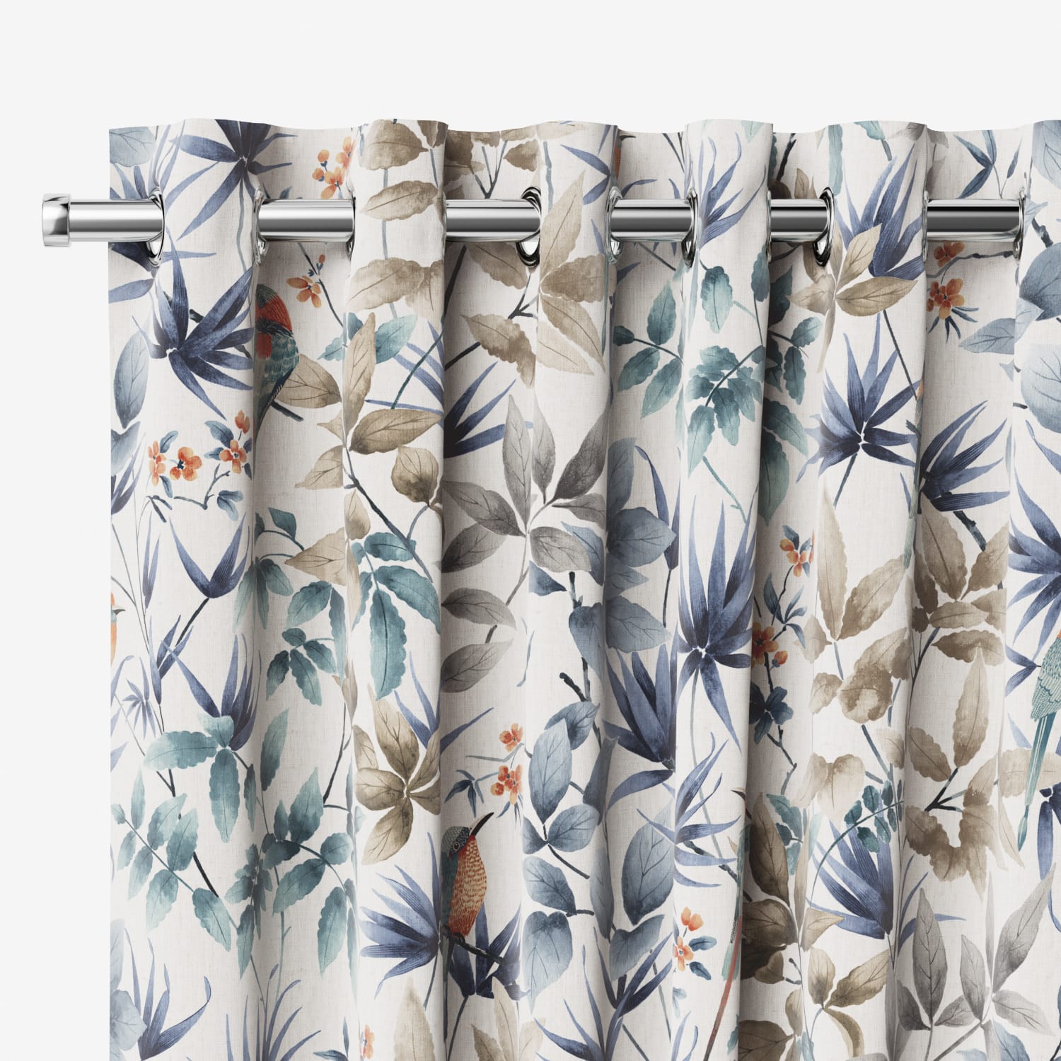 Paradiso Blue Stone Curtains