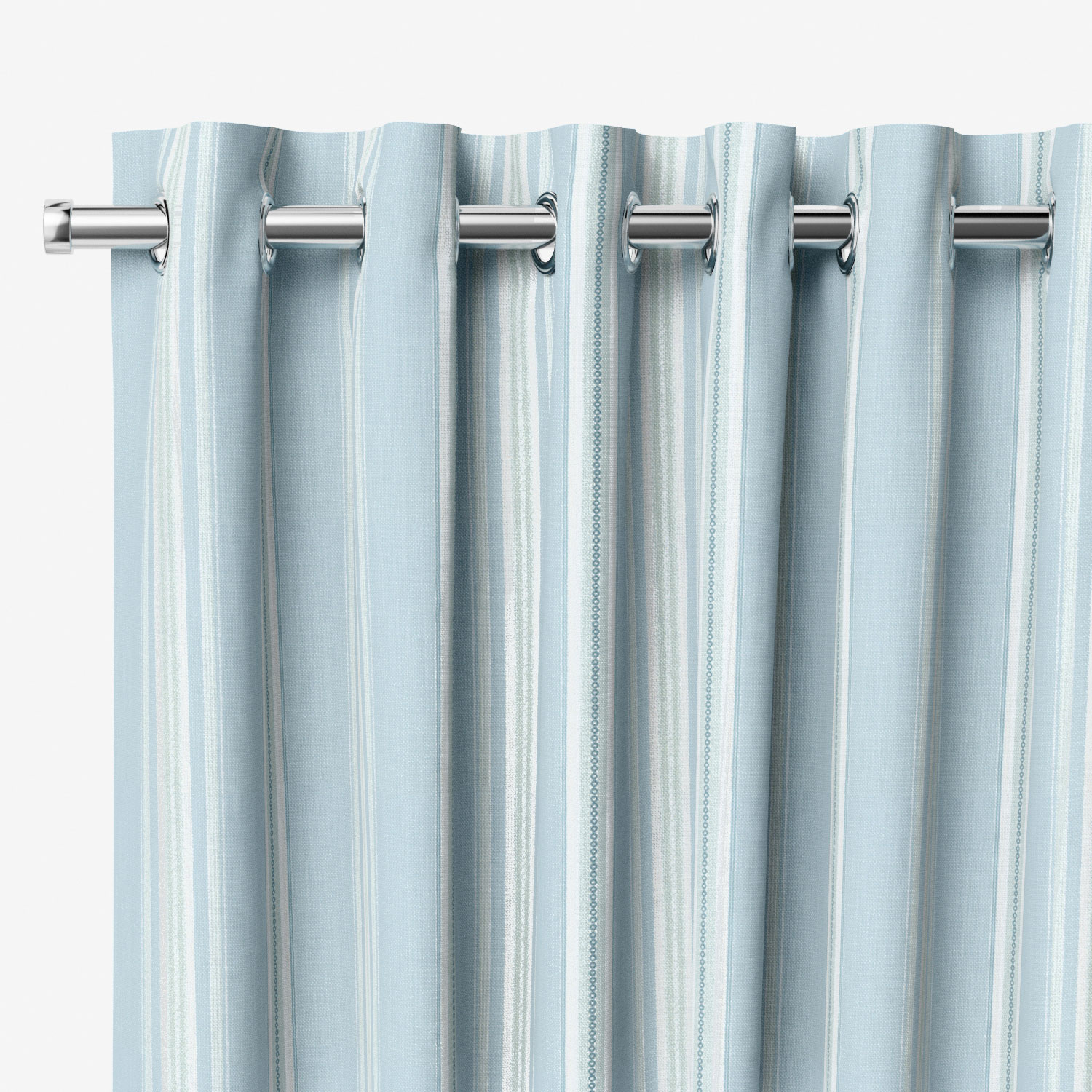 Valley Stripe Morning Rain Curtains