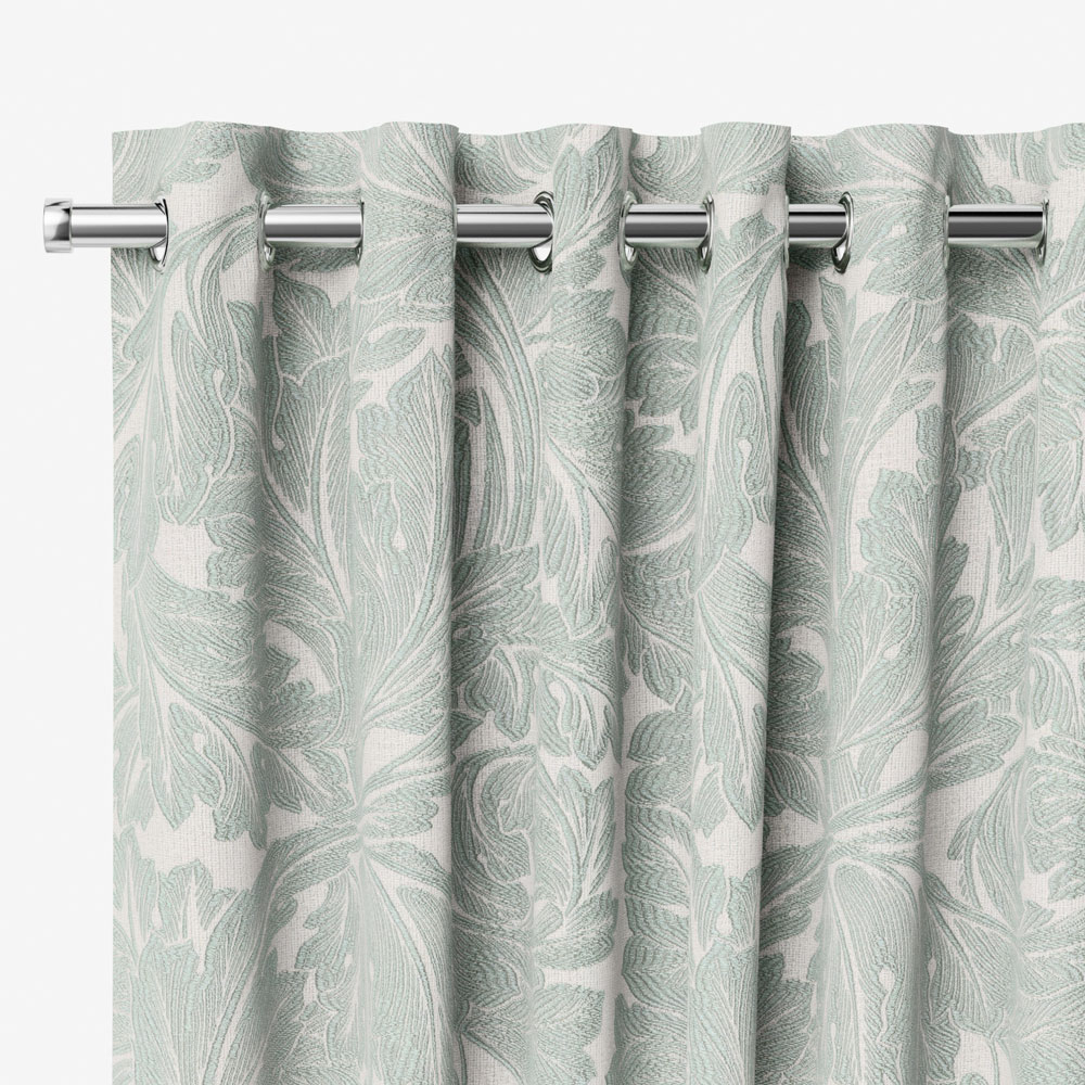 William Morris Acanthus Jacquard Opal Curtains