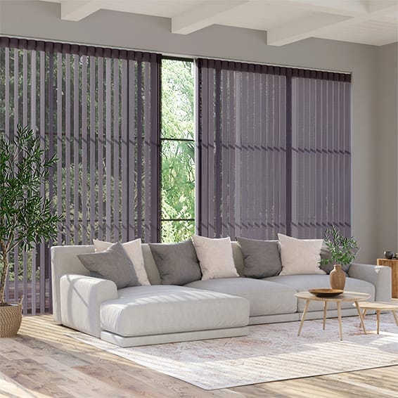Aria Pewter Privacy Sheer