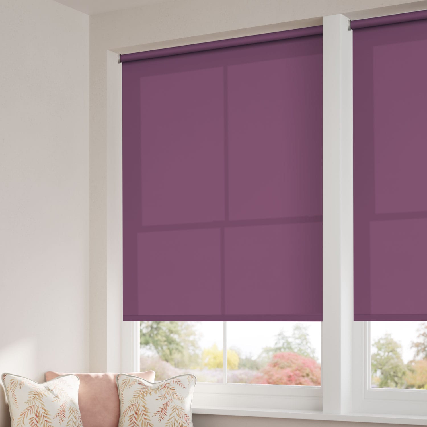 Avalon Berry Roller Blind
