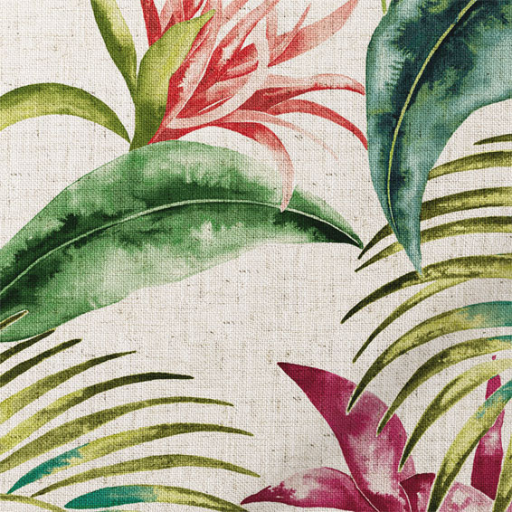 Cedella Tropical Roman Blind