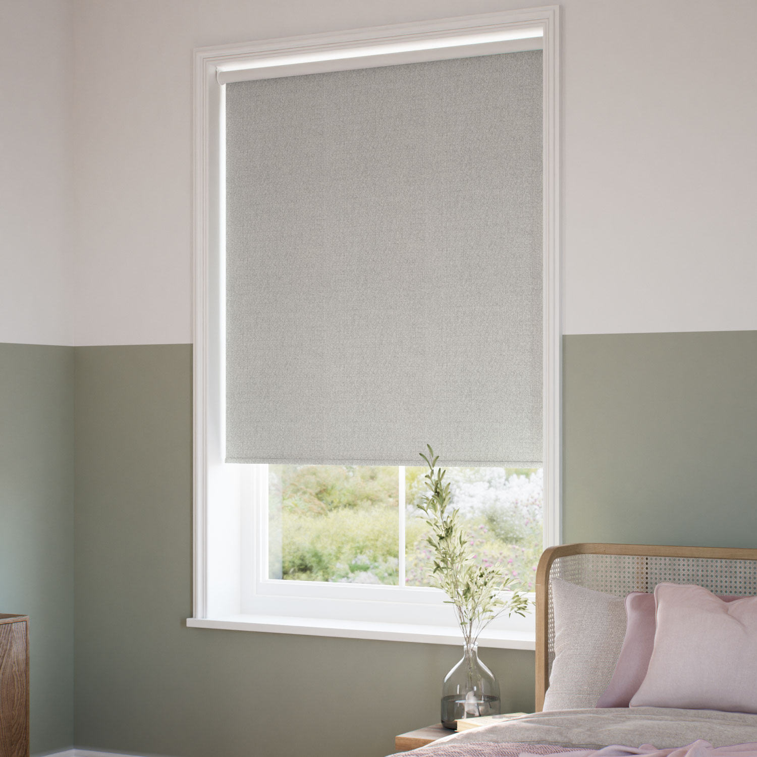 Choices Lydia Grey Wash Roller Blind