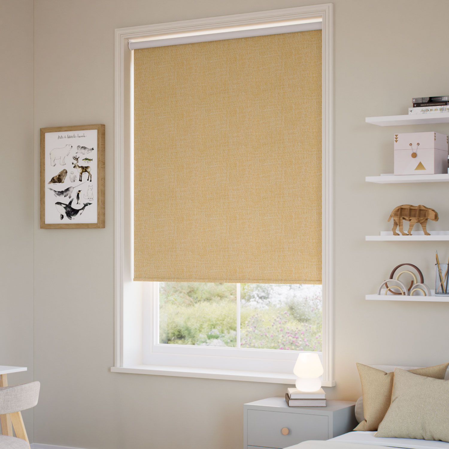 Choices Lydia Ochre Roller Blind