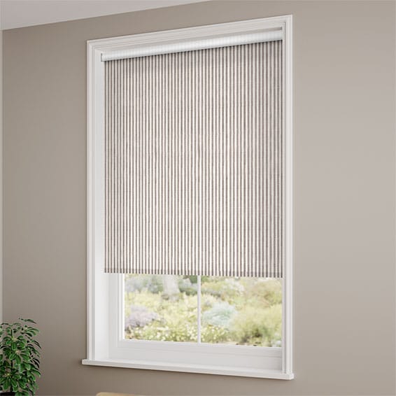 Choices Ella Stripe Cappuccino Roller Blind