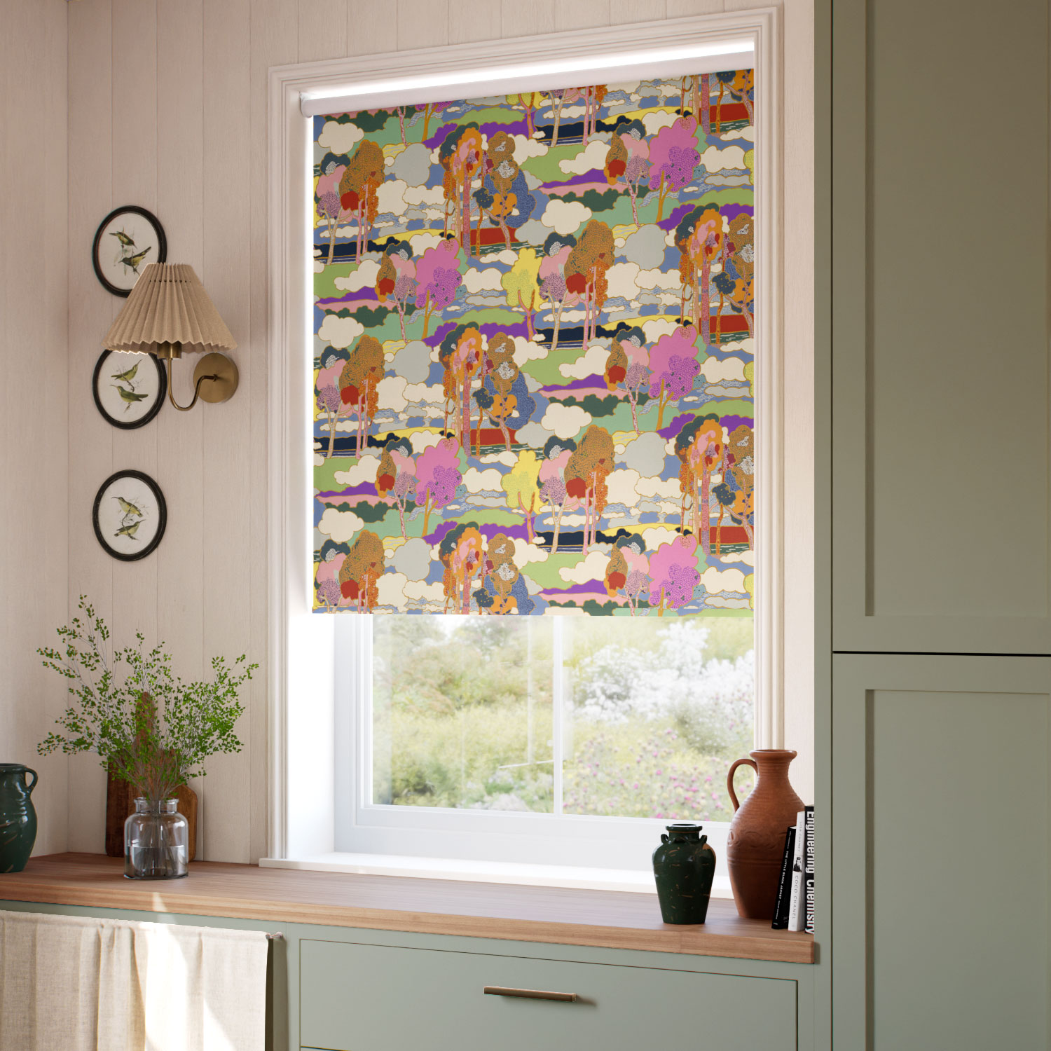 Twist2Go Prospect Road Dusk Roller Blind