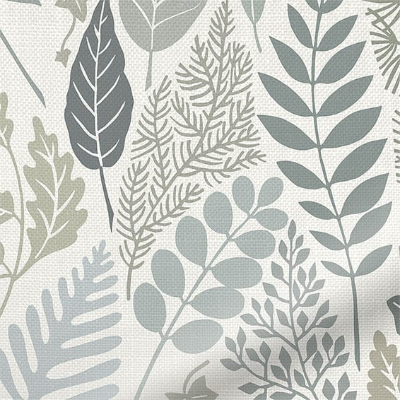 Choices Scandi Ferns Linen Thunder Roller Blind