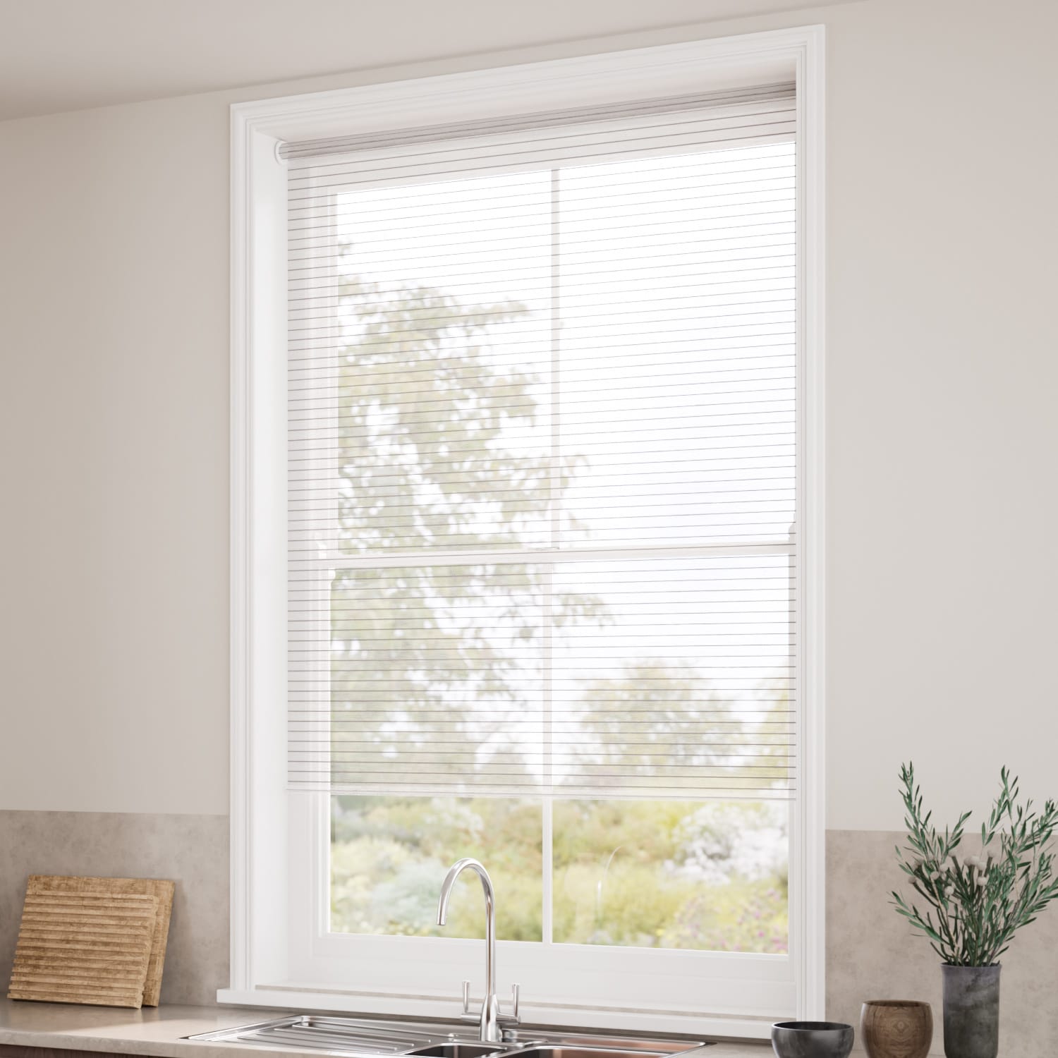 Cicero Voile Flint Roller Blind