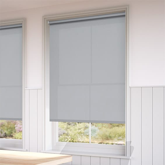 City Mid Grey Roller Blind