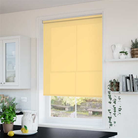 City Pastel Yellow Roller Blind