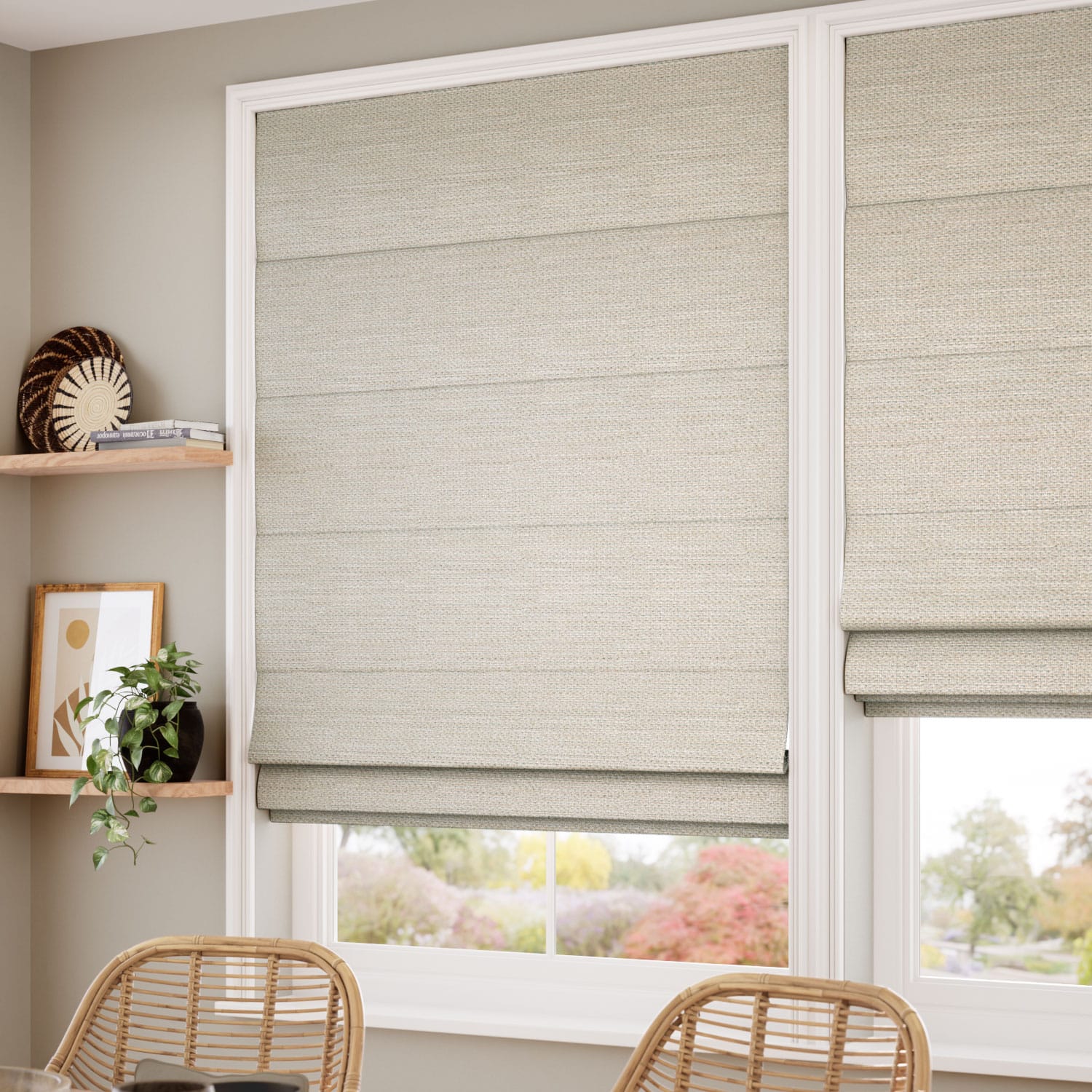 Cleo Mineral Roman Blind