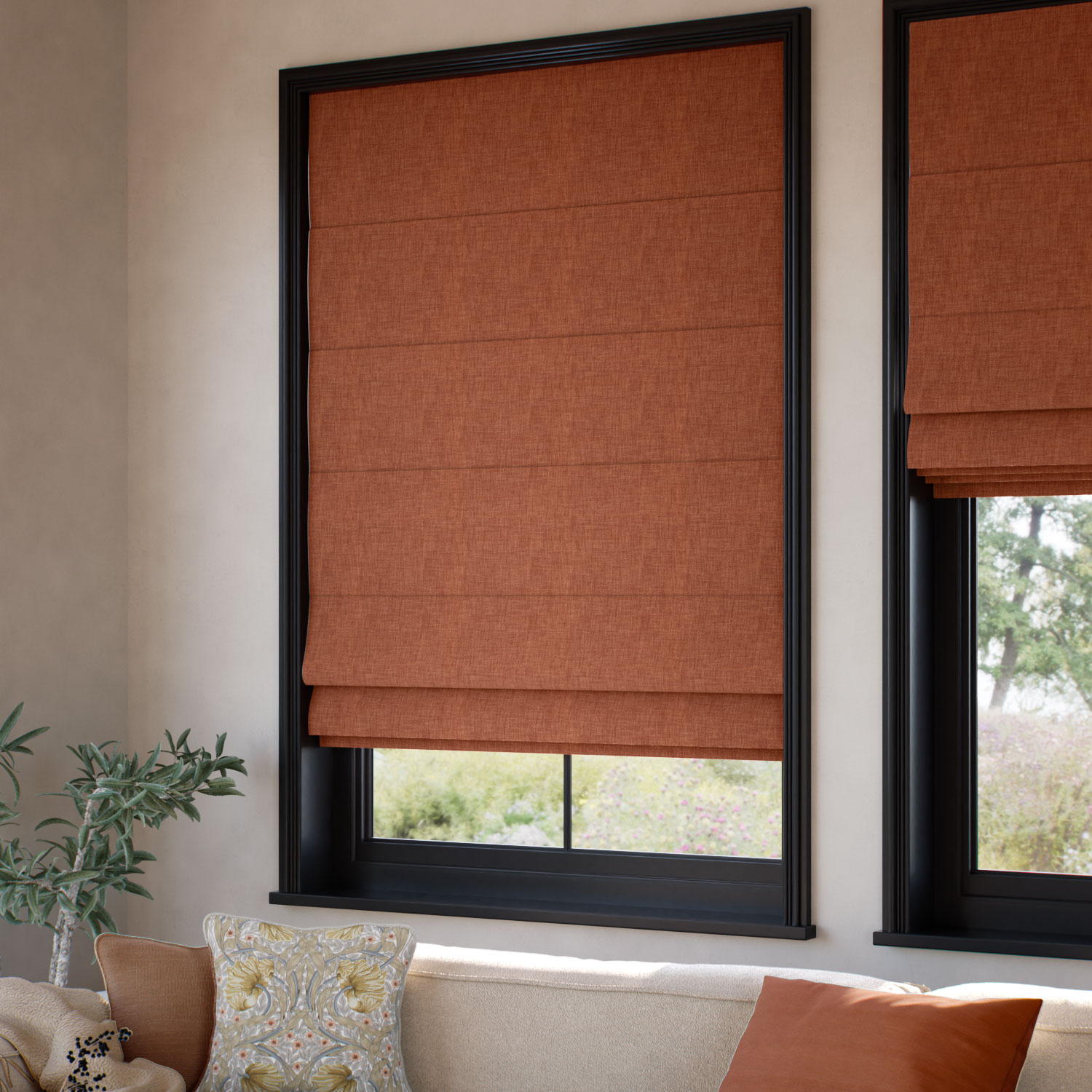 Columbia Autumn Roman Blind
