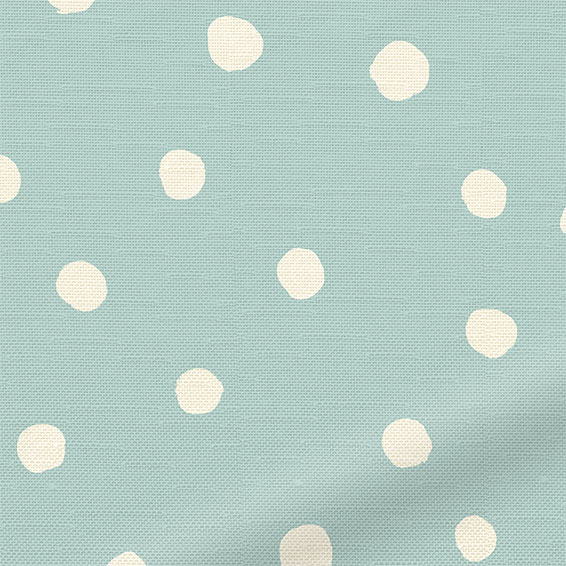 Dotty Dots Duck Egg Curtains