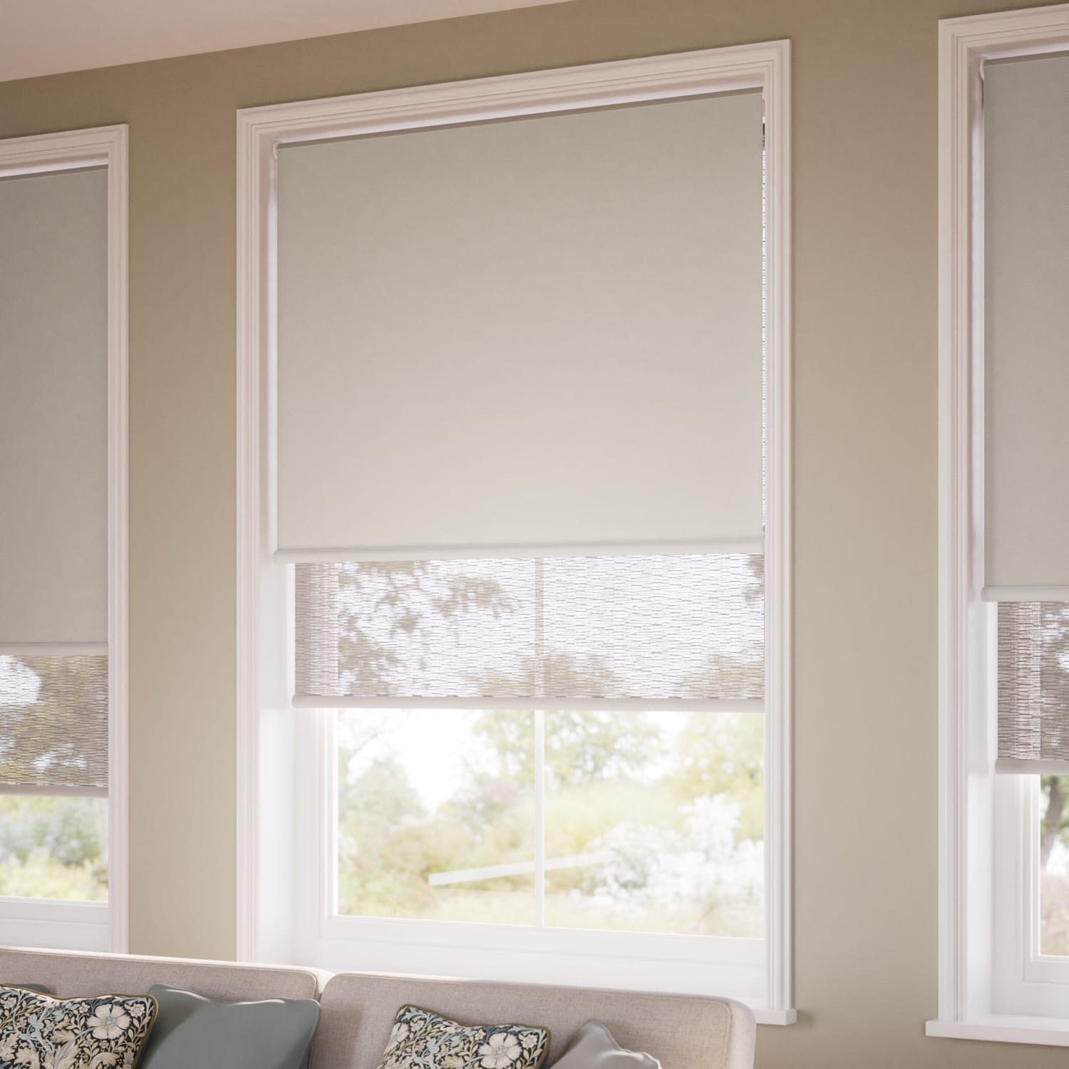 Alia Pumice Double Roller Blind