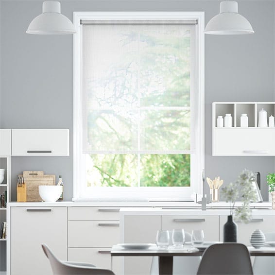 Electric Oculus Bone White Roller Blind