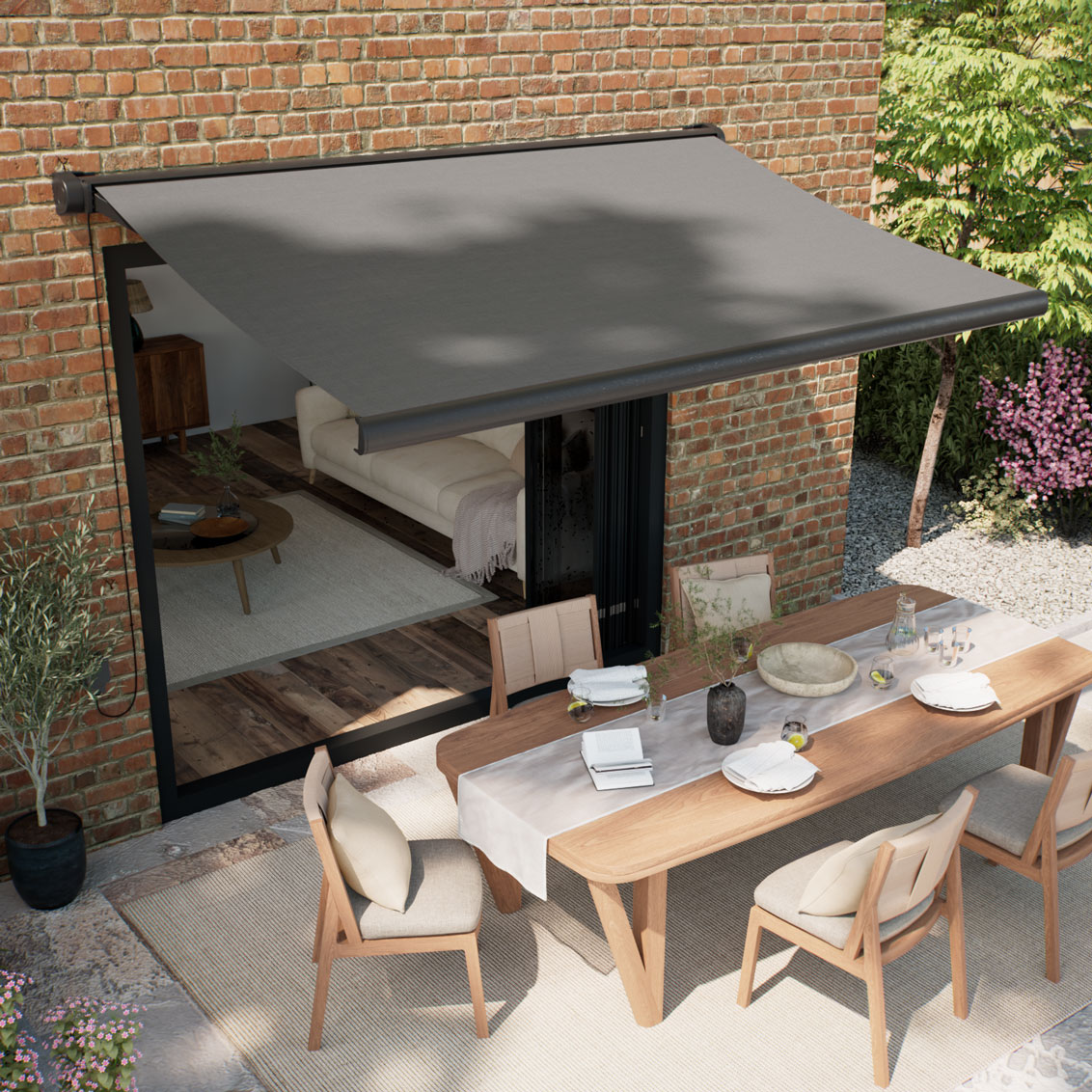 Electric Perth Storm Full Cassette Awning