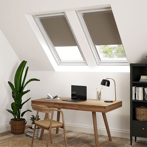 Elements Brown Blind for DAKSTRA®/RoofLITE® Windows | Blinds 2go™