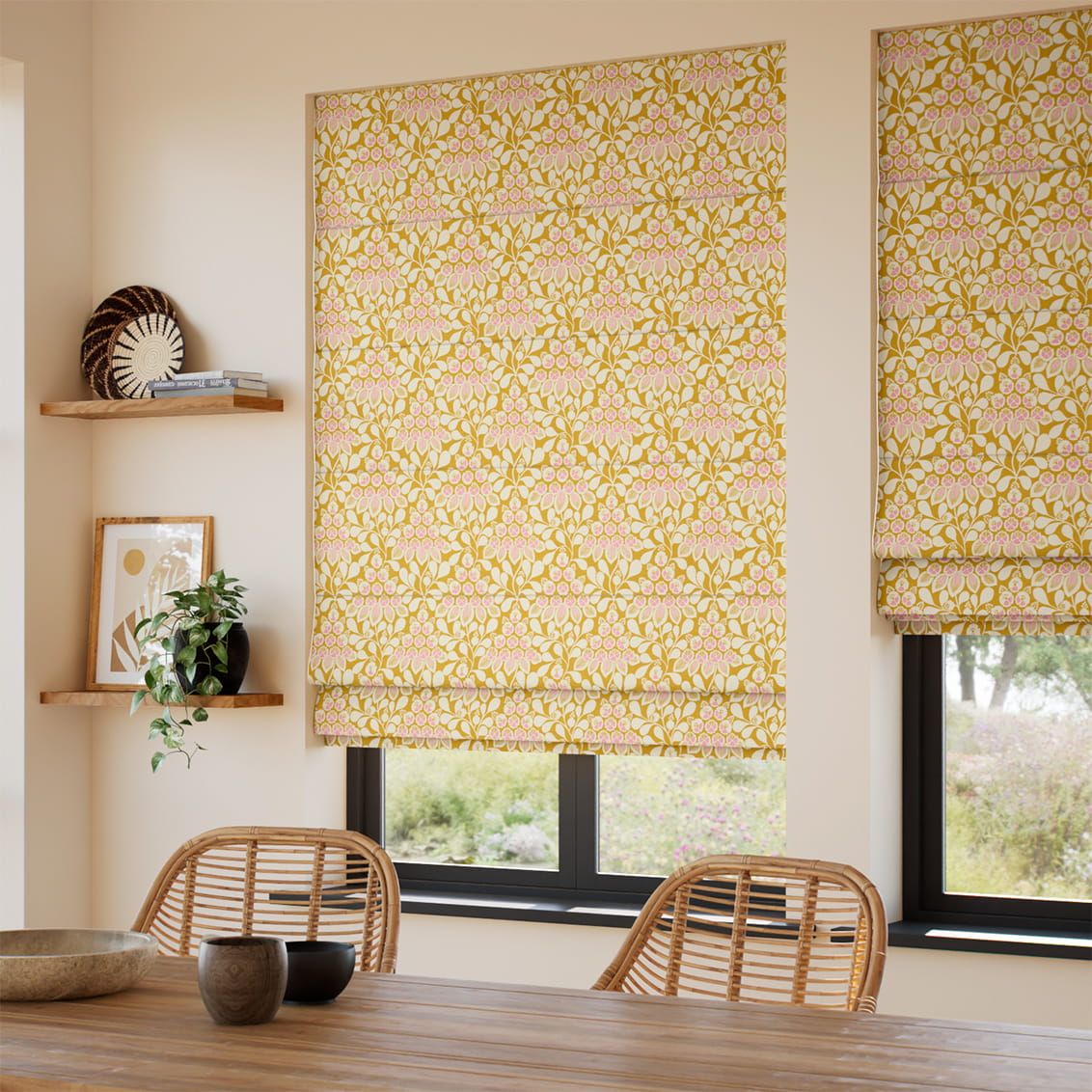 Elsa Dandelion Roman Blind