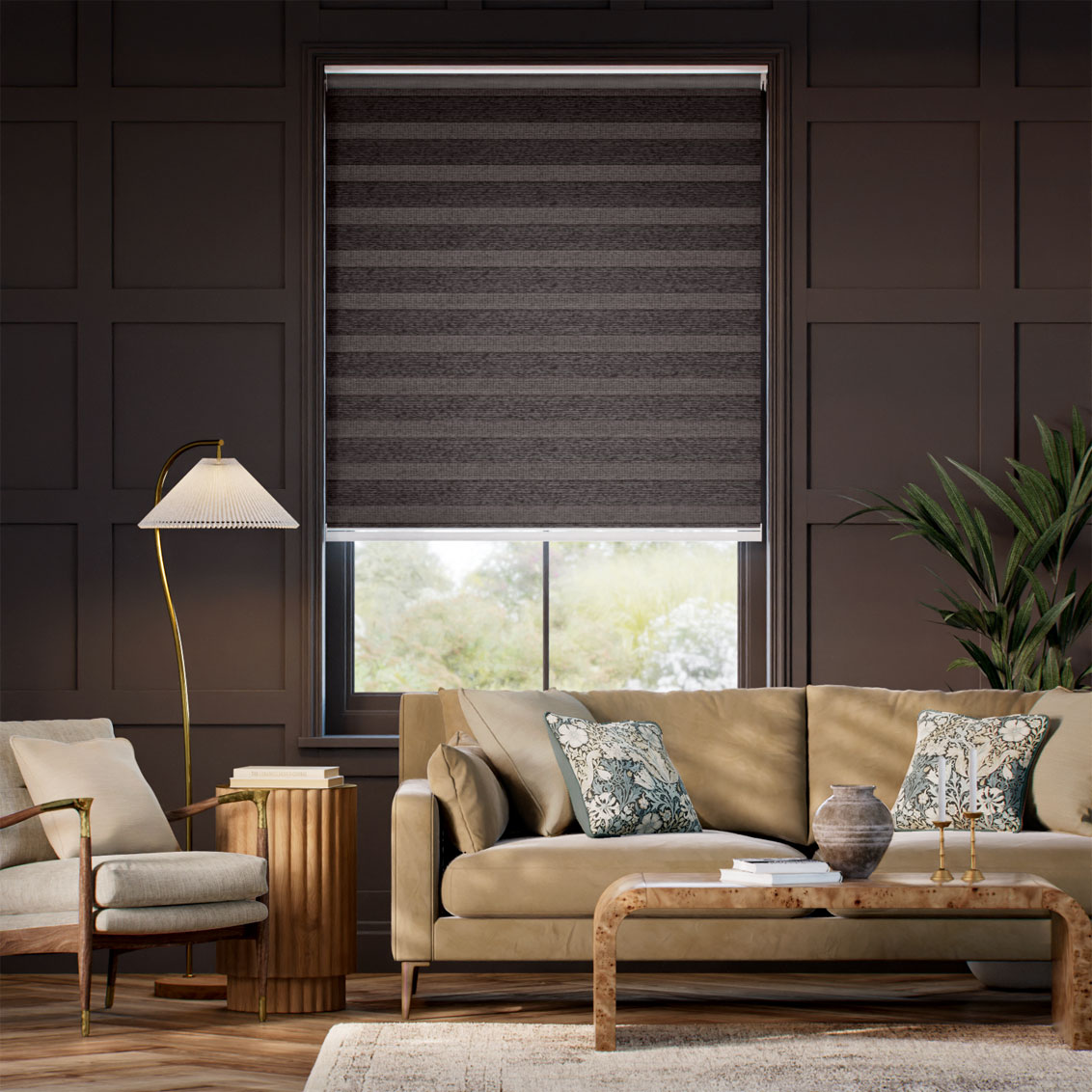 Enjoy Walnut Roller Blind