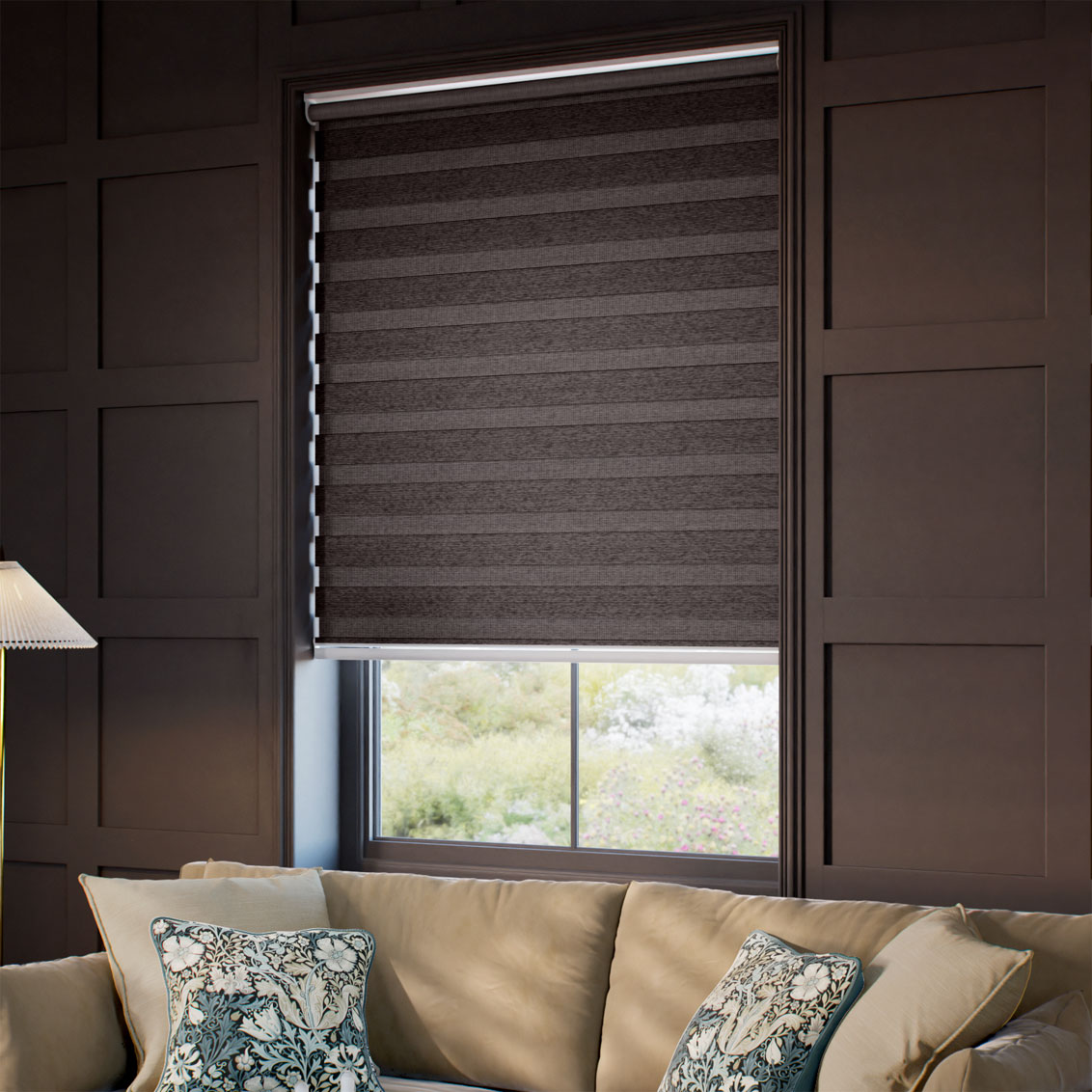 Enjoy Walnut Roller Blind