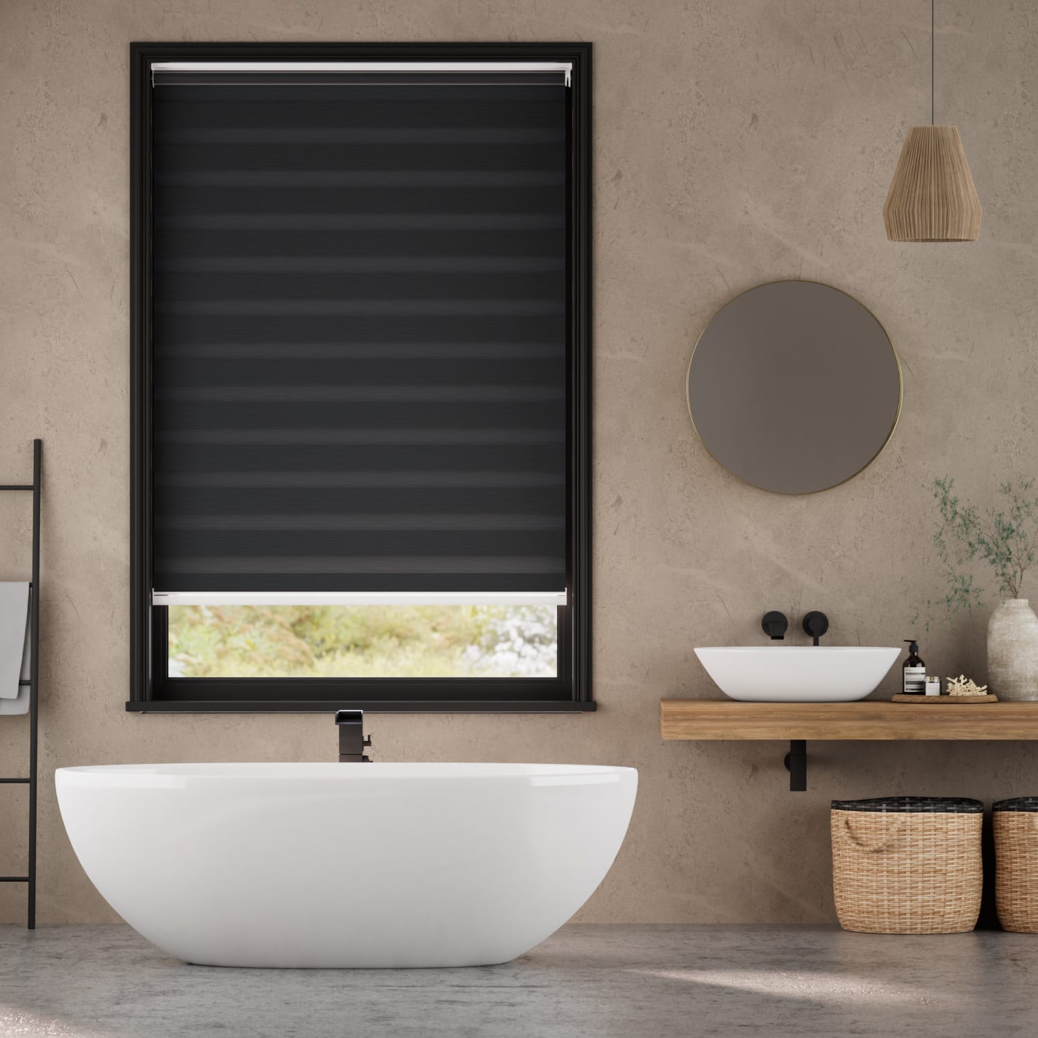 Enjoy Iron Grey Roller Blind