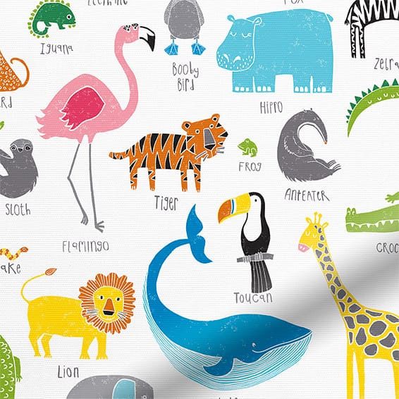 Kids Expressions Animal Magic Chalk Blind for VELUX® Windows | Blinds 2go™