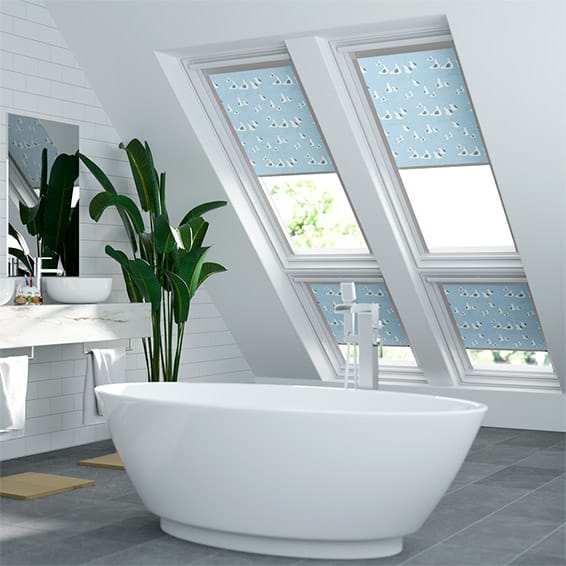 Expressions Gulls Blue Haze Blind for DAKSTRA®/RoofLITE® Windows ...