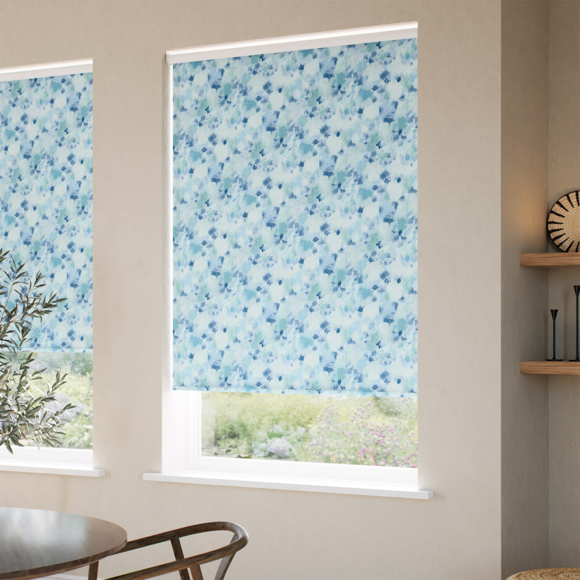 Exuberance Azure Roller Blind