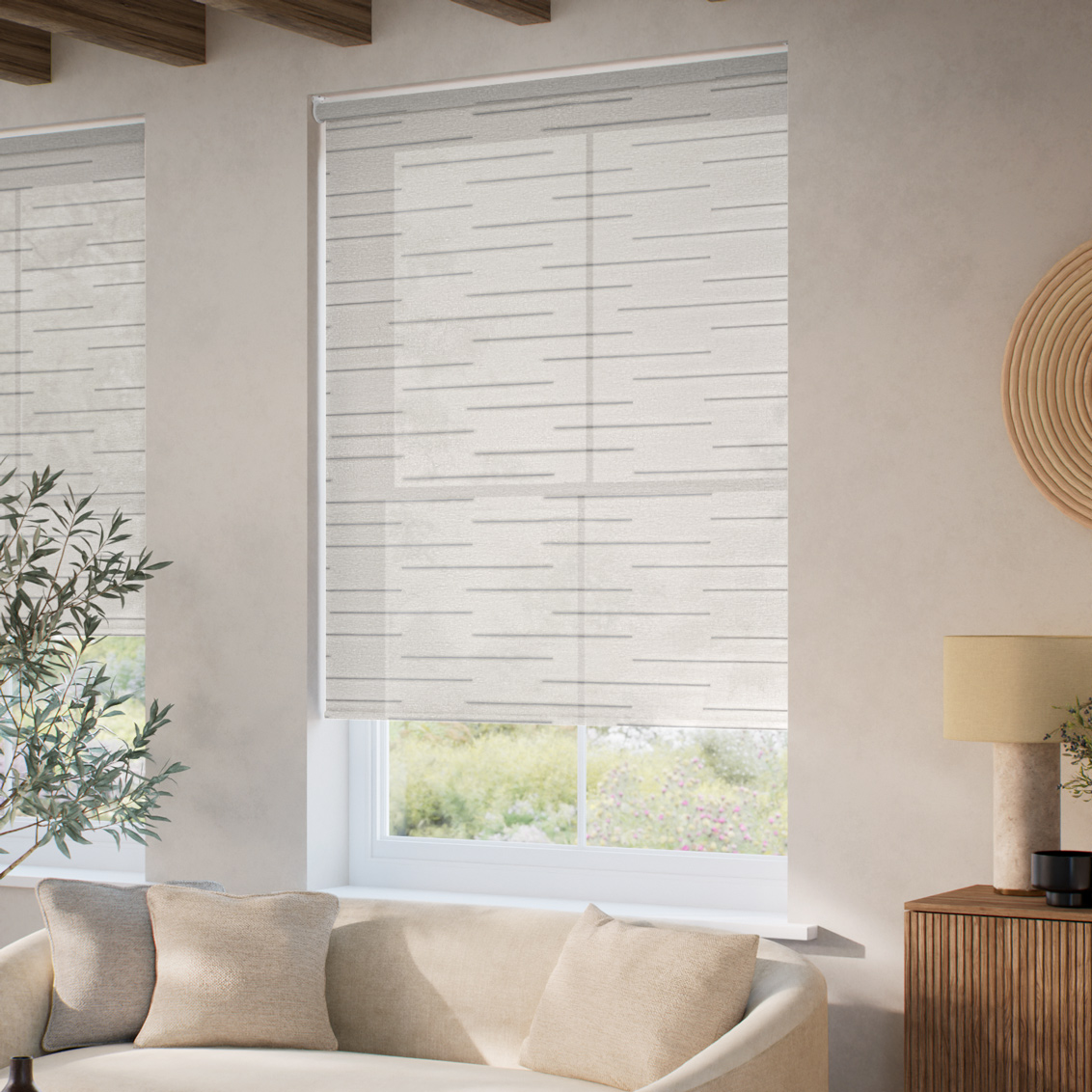 Falmouth Pebble Grey Roller Blind