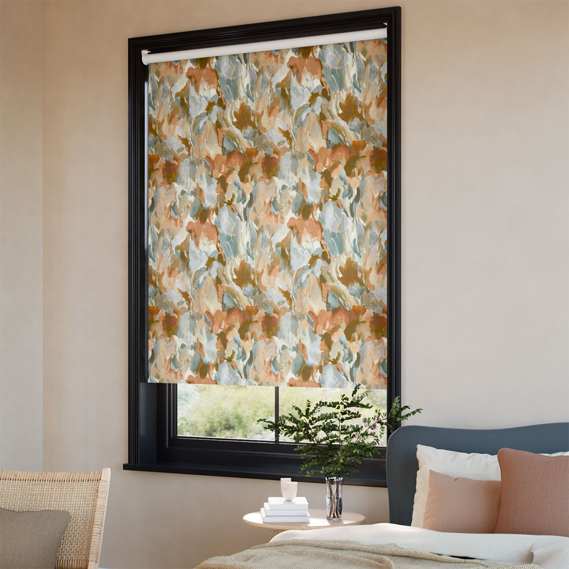 Foresta Rust Cloud Roller Blind