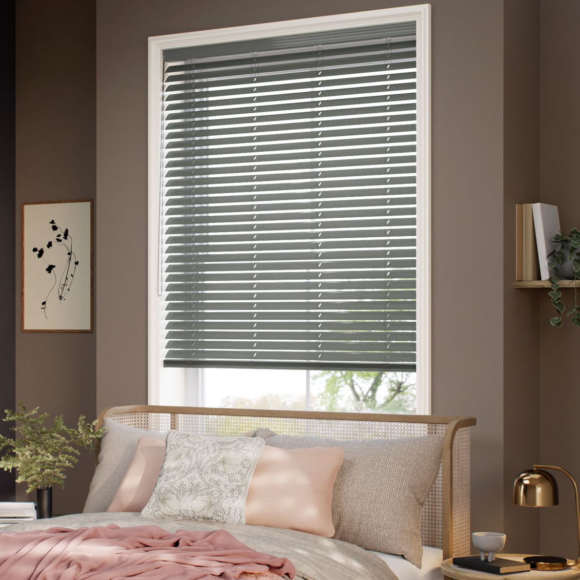 Forte Earth Grey Venetian Blind - 50mm Slat
