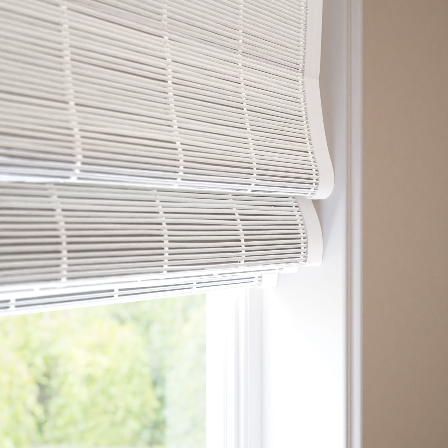 Goa Blackout Alabaster & Bone Roman Blind