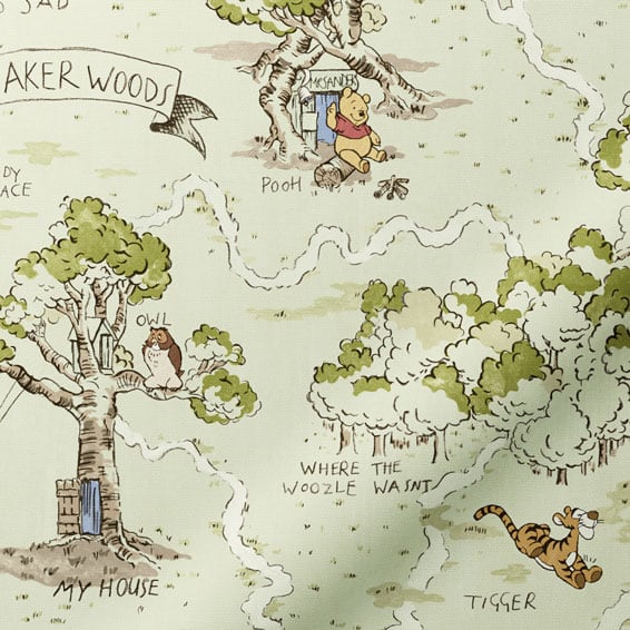 Hundred Acre Wood Forest Roman Blind