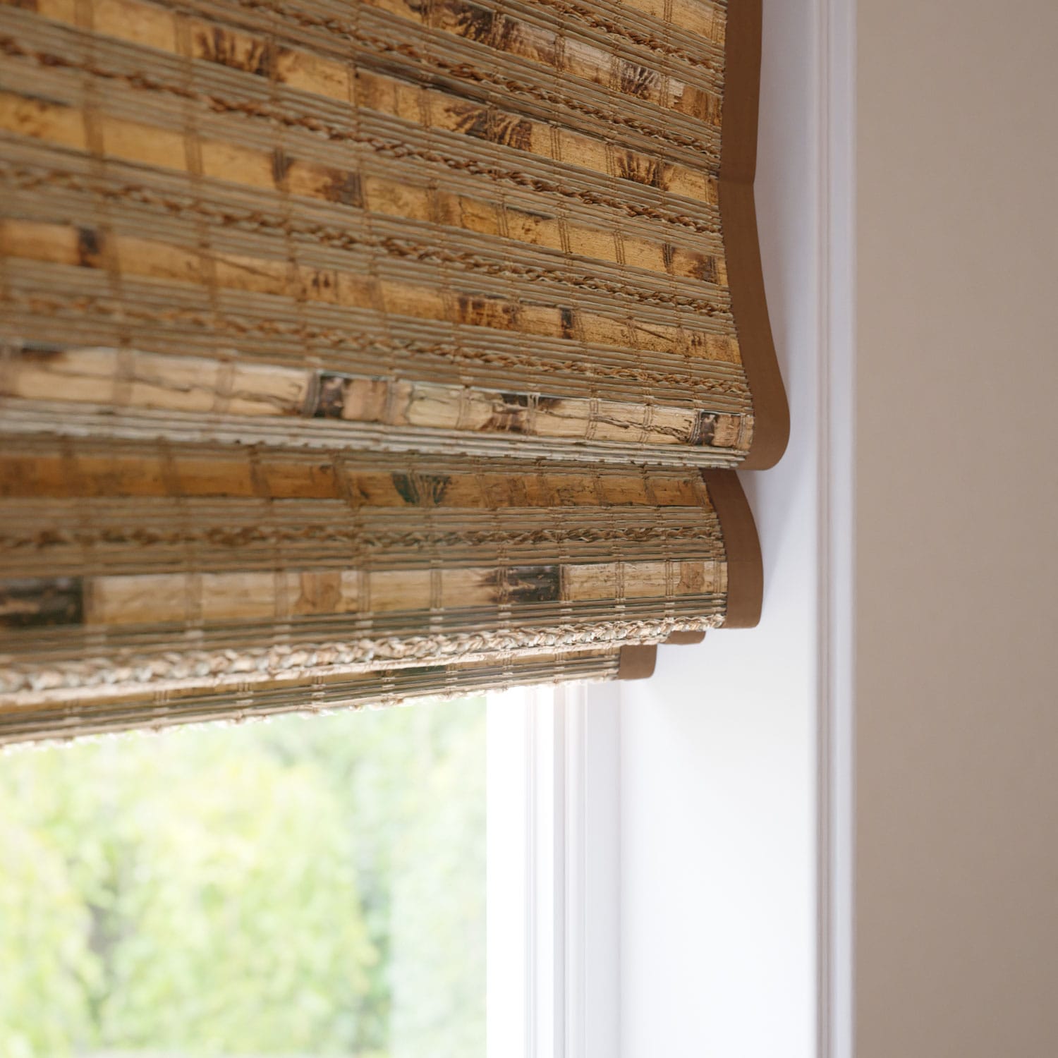 Java Cedar & Demerara Roman Blind