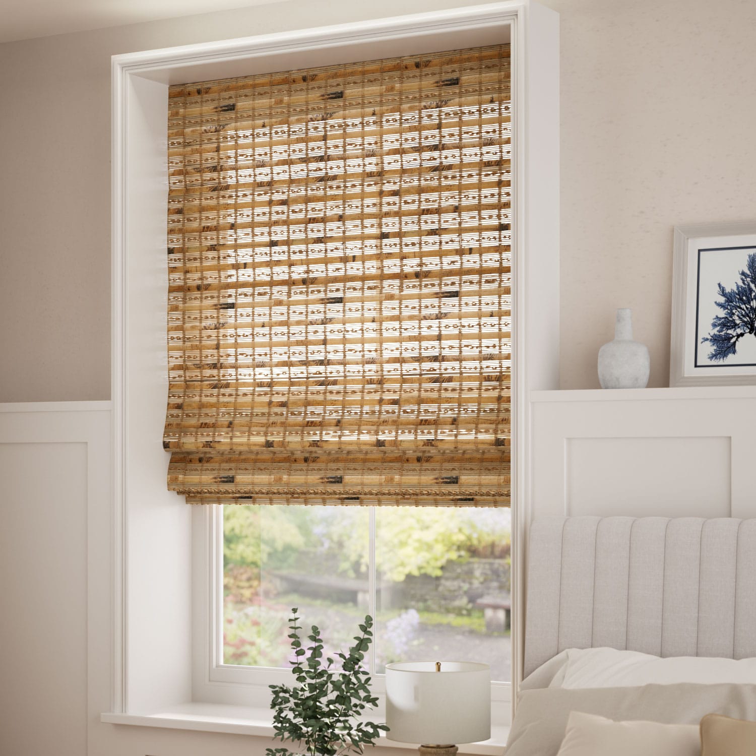 Java Cedar Roman Blind