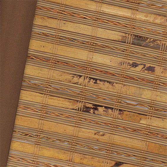 Java Cedar & Demerara Roman Blind