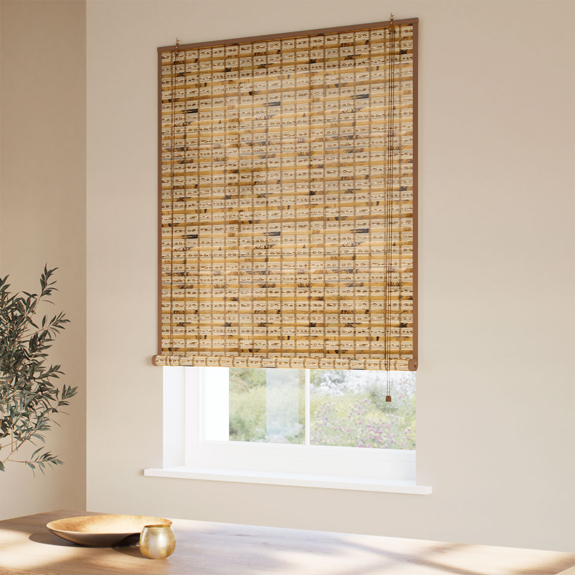 Java Cedar & Demerara Roll Up Blind