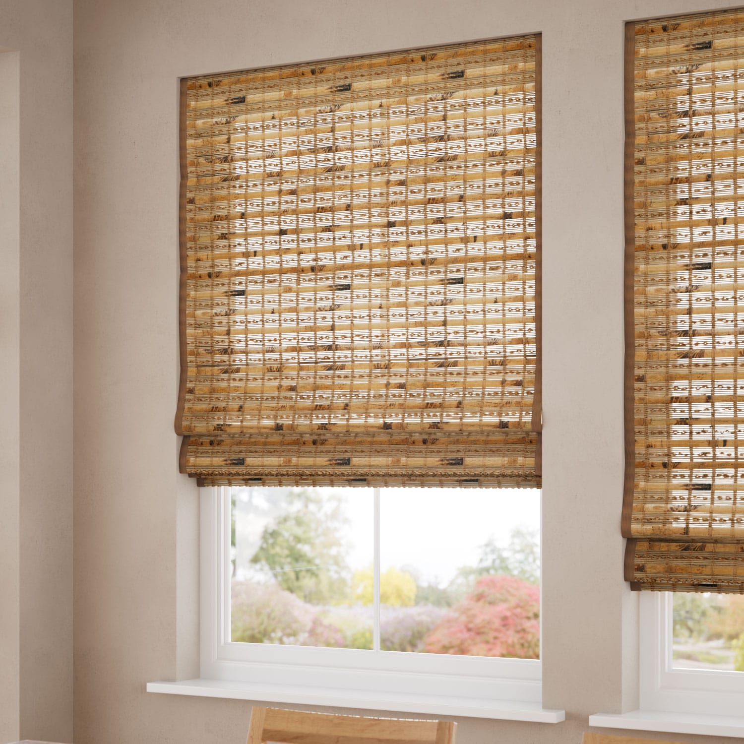 Java Cedar & Demerara Roman Blind