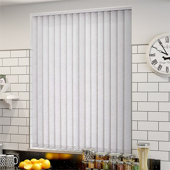 Jubilee Bright White Vertical Blind