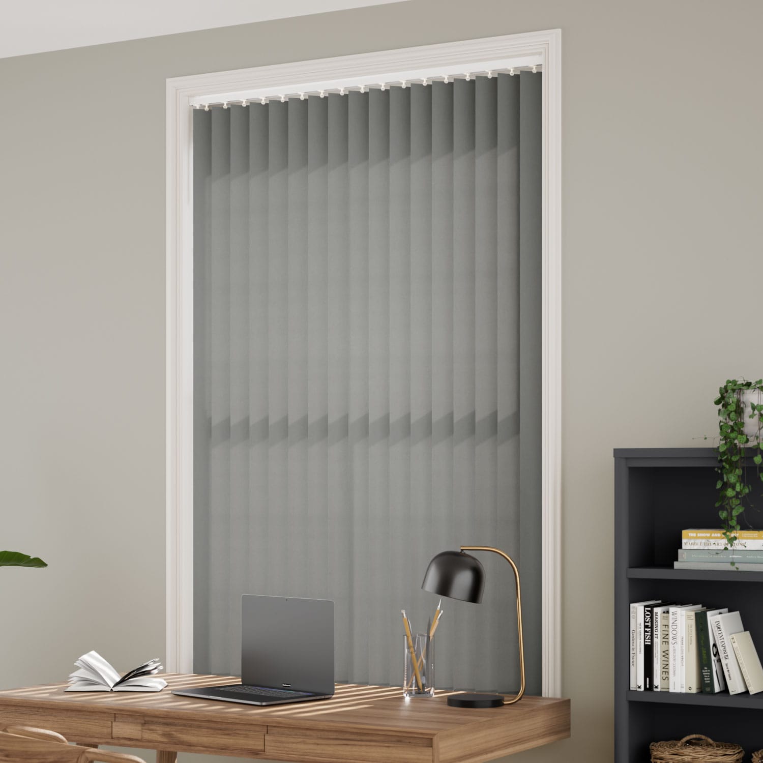 Leon Steel Vertical Blind