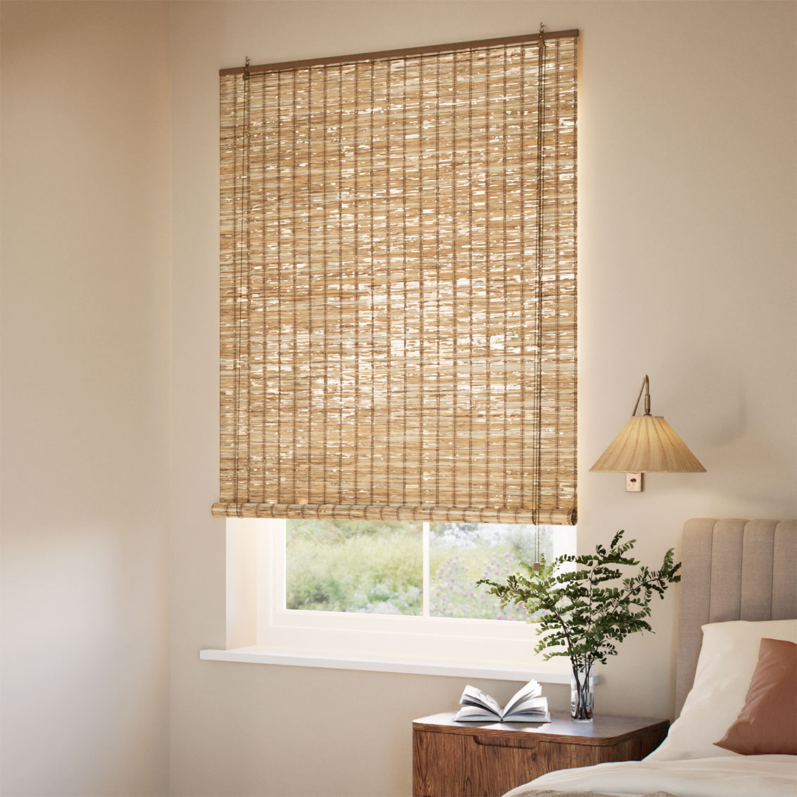 Leticia Cedar Roll Up Blind
