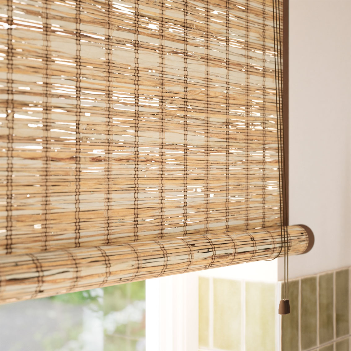Leticia Cedar & Demerara Roll Up Blind