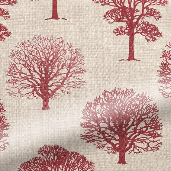 Little Orchard Scarlet Curtains